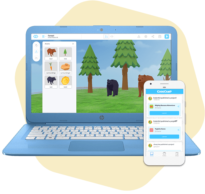 Code Camp World - Unsere einzigartige Coding Plattform